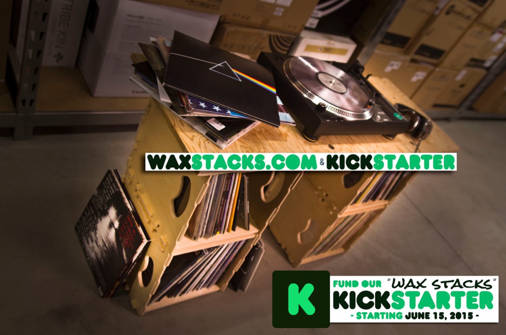 DJ Stand | Wax Stacks | Portable, Stackable, Record Crates